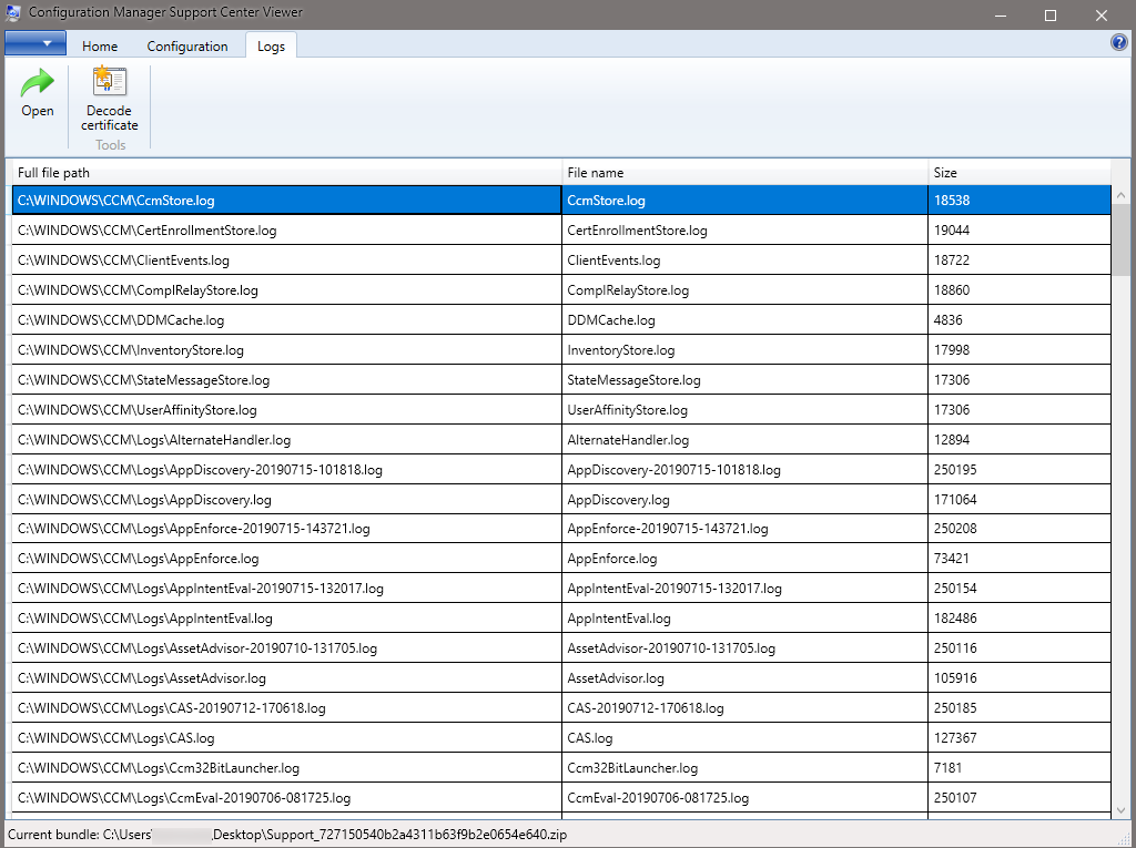 How to Use System Center 2012 Configuration Manager Support Center to View SCCM Logs | kombitz
