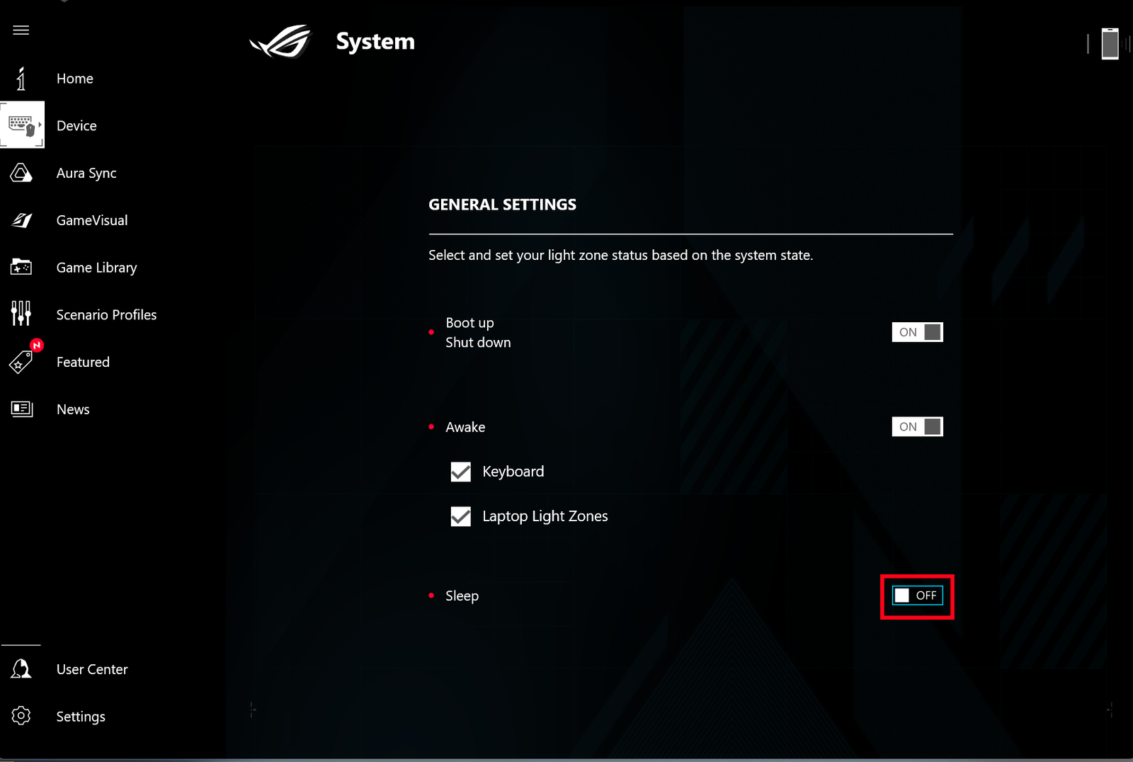 How to Disable Asus Rog Strix Laptop LED Lights in Sleep Mode | kombitz