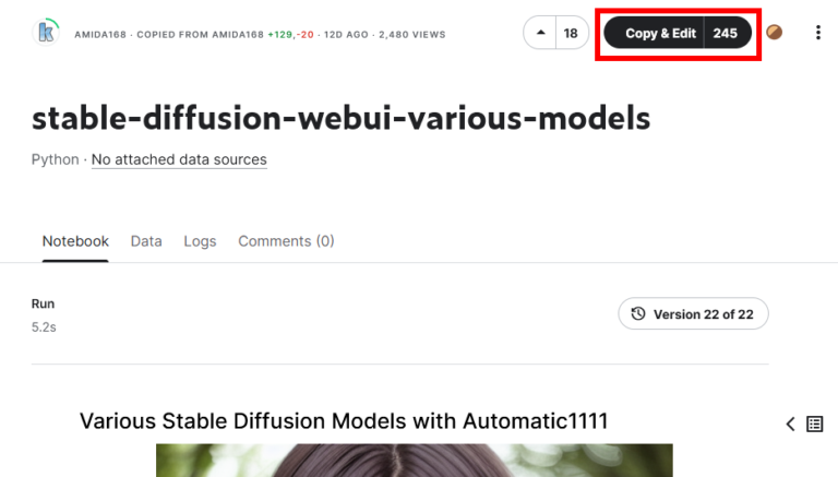 Beginner’s Guide to Using a Kaggle Notebook to Start Generating AI ...