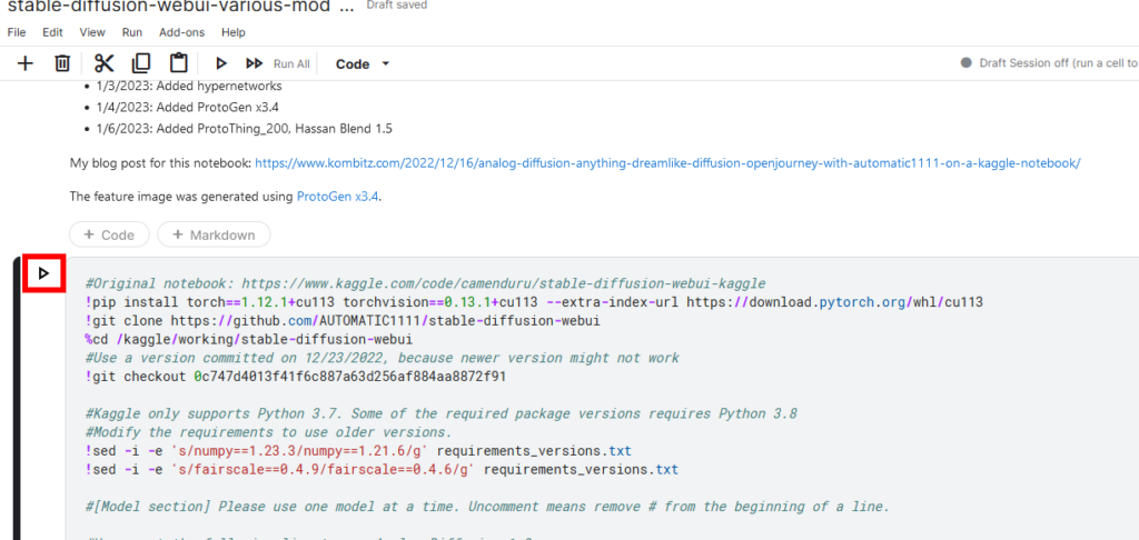Beginner’s Guide to Using a Kaggle Notebook to Start Generating AI ...