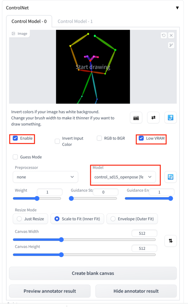 How to Use 3D Open Pose Editor with Automatic1111’s Stable Diffusion Web UI | kombitz