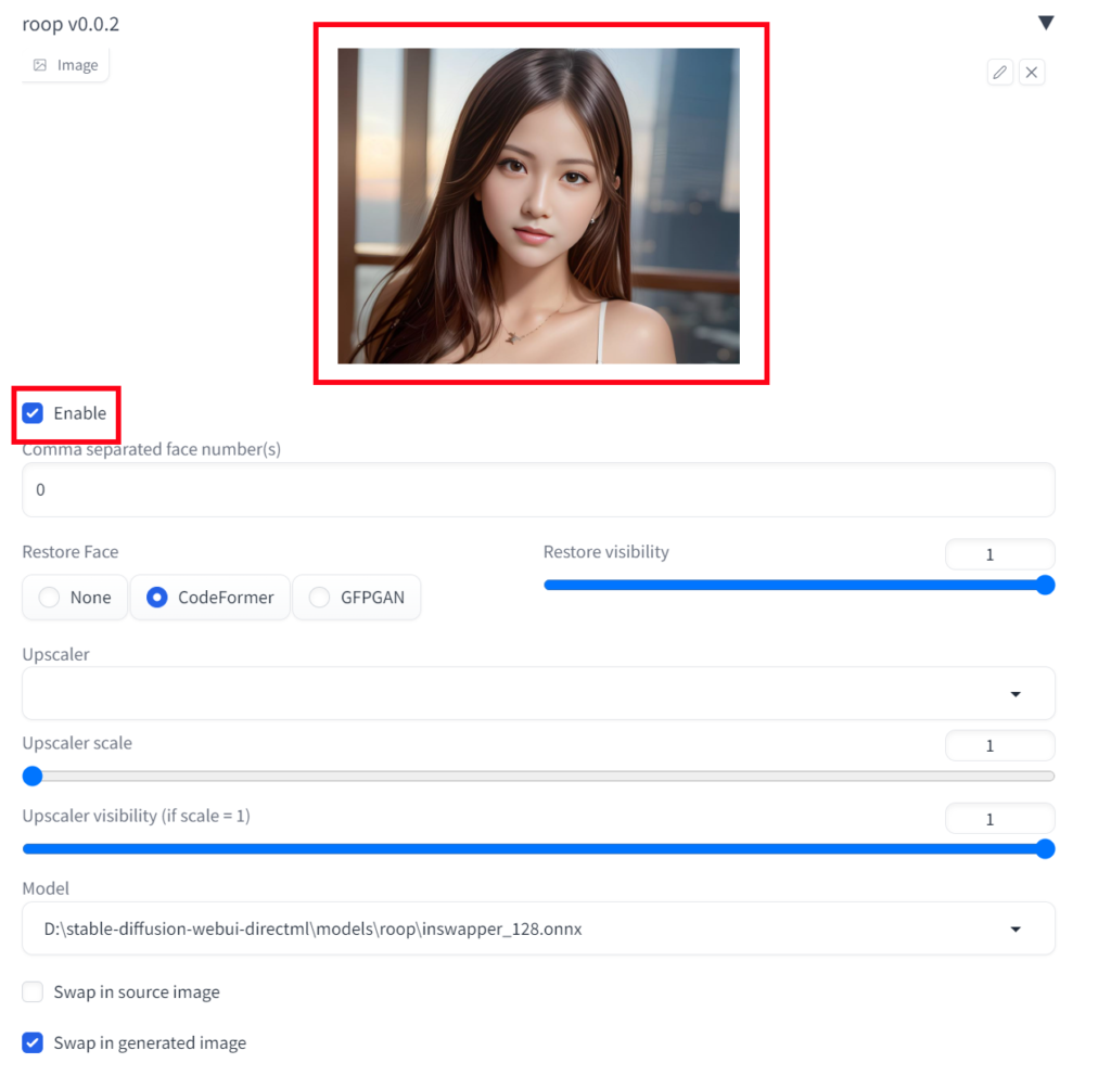 How to Use roop (face swap) with Automatic1111’s Stable Diffusion Web UI | kombitz